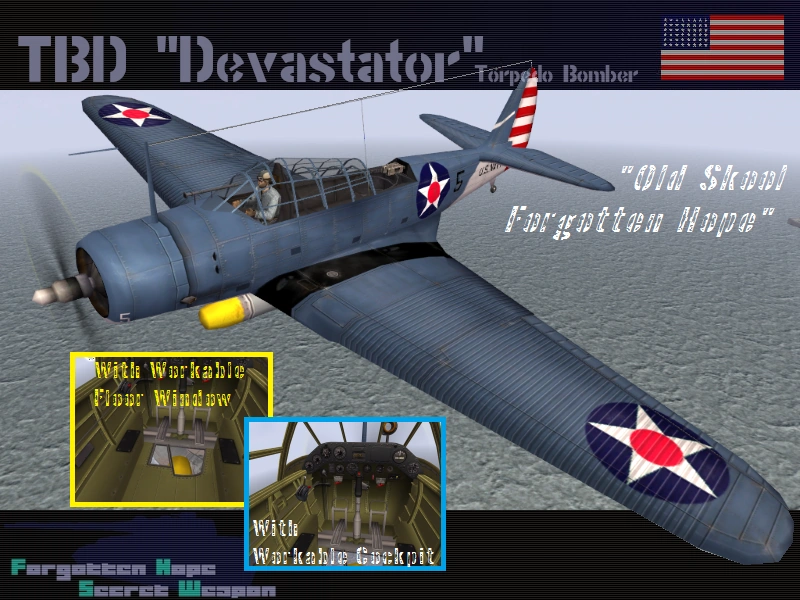 Douglas TBD-1 "Devastator" | Forgotten Hope Secret Weapon Wiki | Fandom